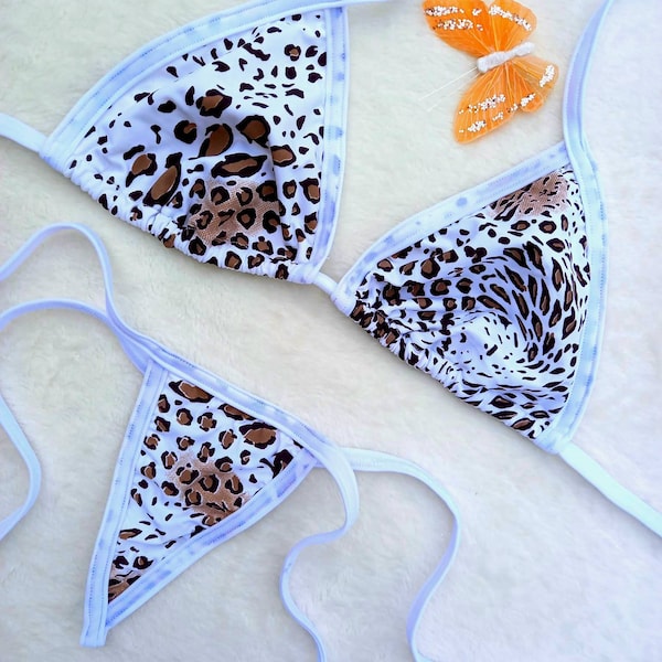 Stripper Outfits Thong Bikini Set - Etsy UK