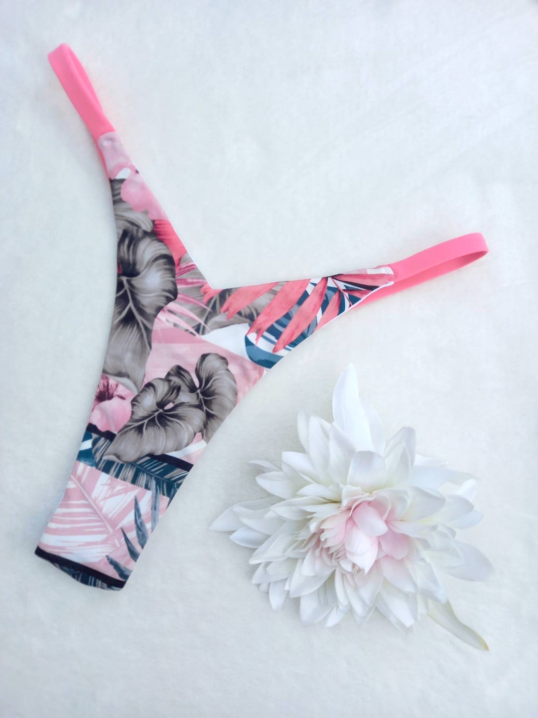 High Cut Seamless String Thong Panties - Etsy