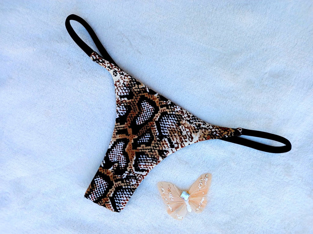 Woman Cotton Seamless String Thong Panties - Etsy