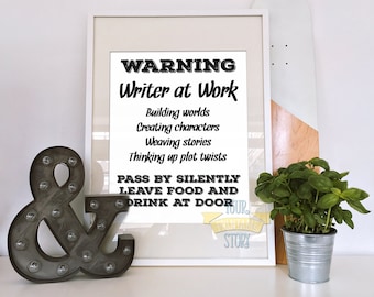 Funny work signs | Etsy