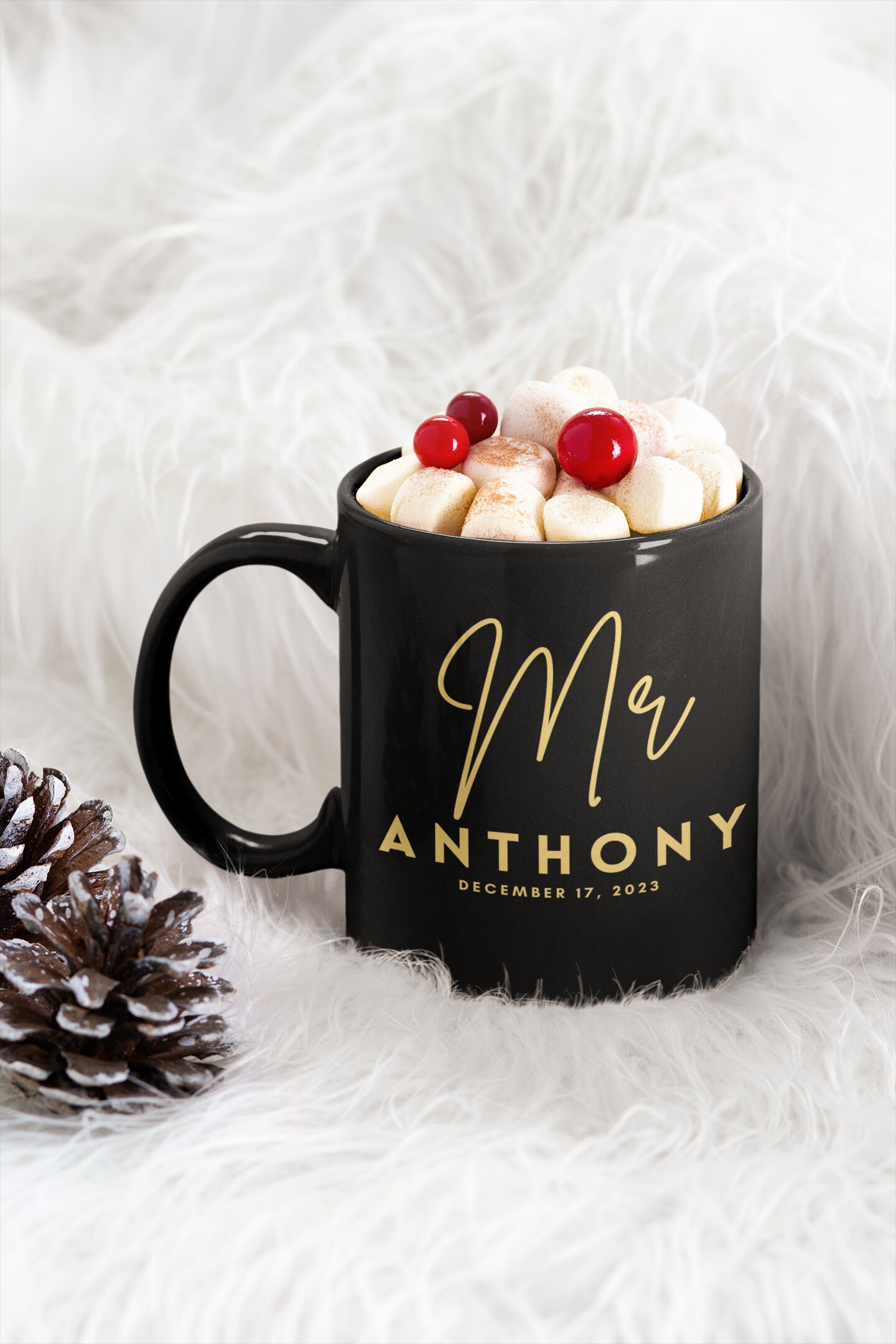 Mr and Mrs Anniversary Mugs, Custom Couples Coffee Mug, Mr and Mrs Mug ...