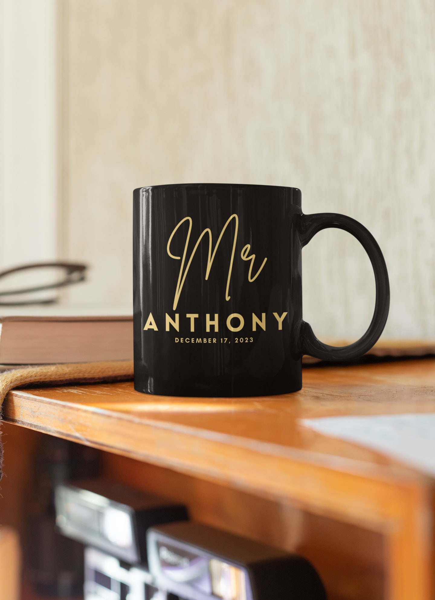 Mr and Mrs Anniversary Mugs, Custom Couples Coffee Mug, Mr and Mrs Mug ...
