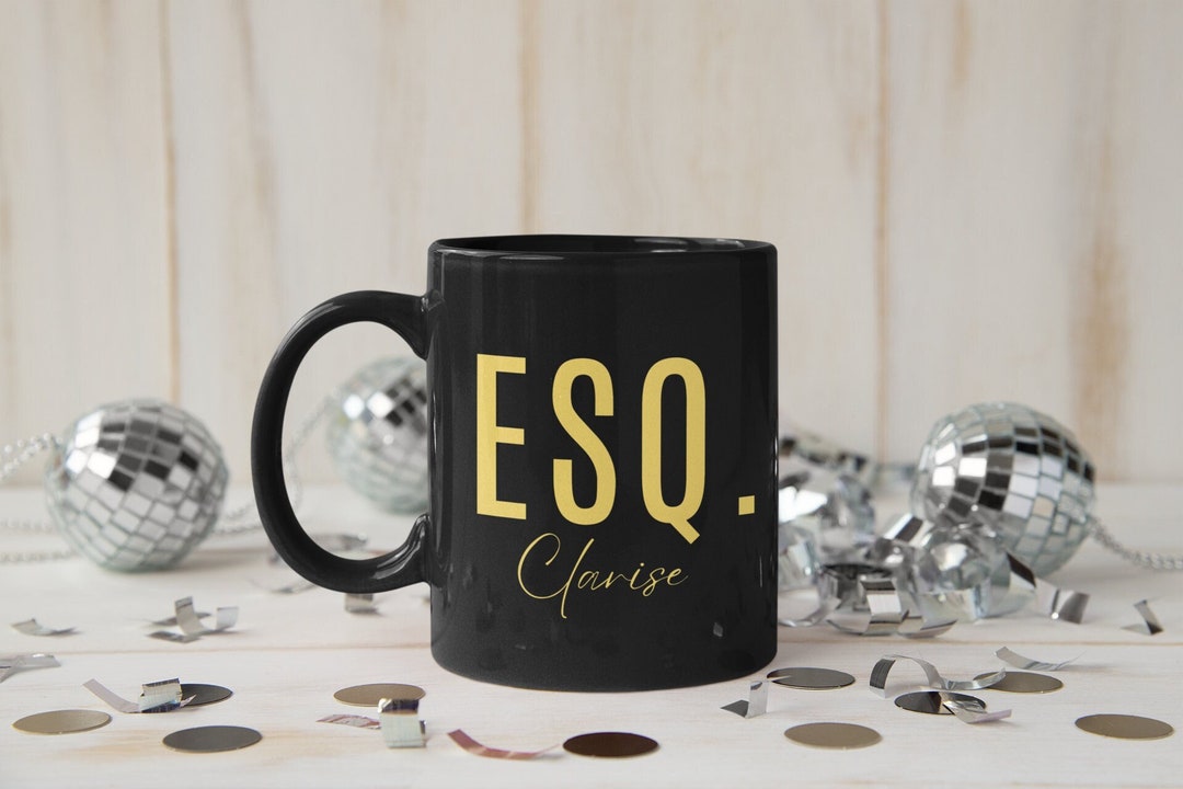Custom Name ESQ Mug. New Custom Esquire Mug Coffee Mug - Etsy