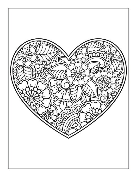 20 Cute Mandala Coloring Pages Adult Coloring Pages All | Etsy
