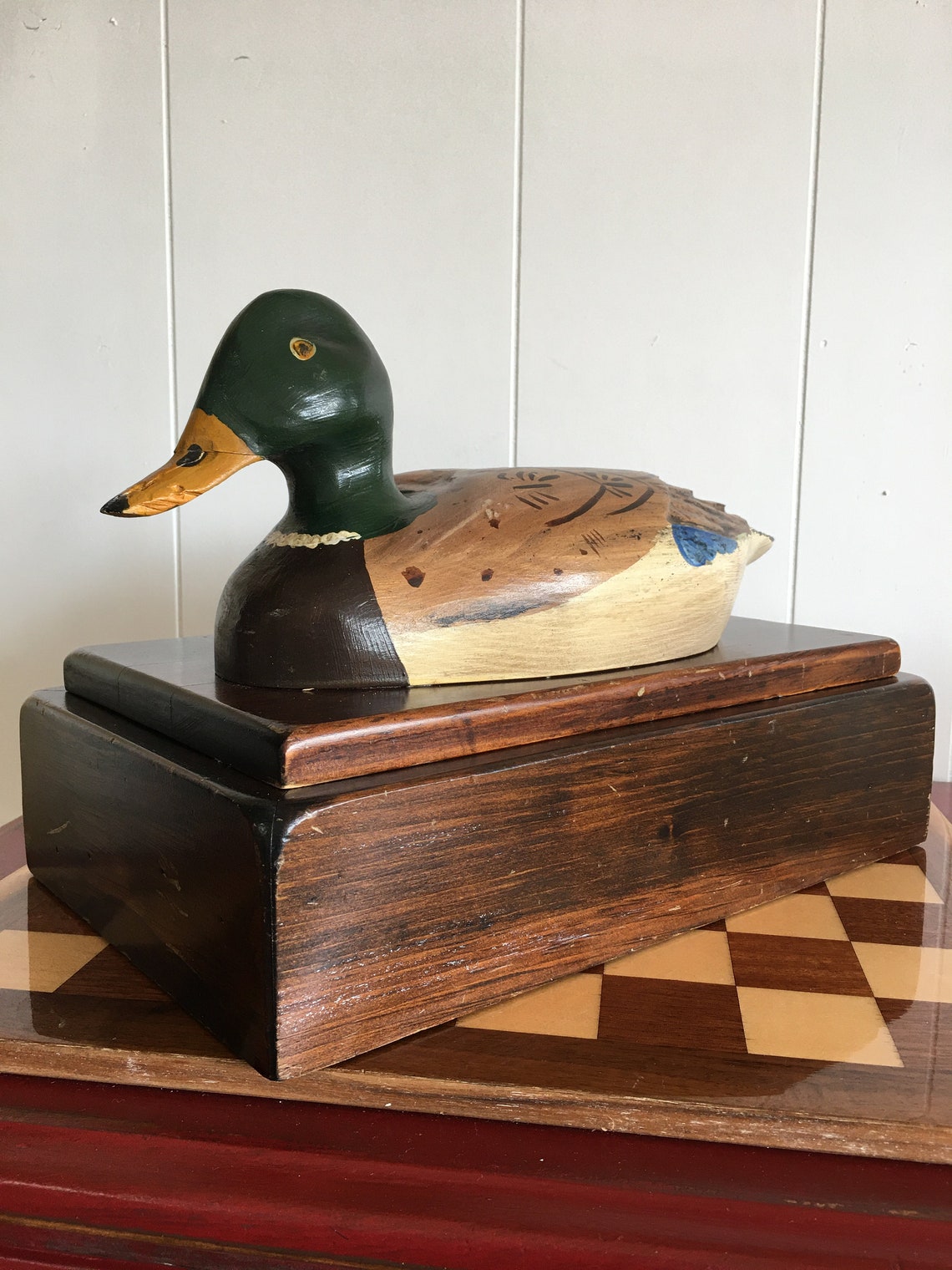 80's Duck Decoy Cigar Box - Etsy