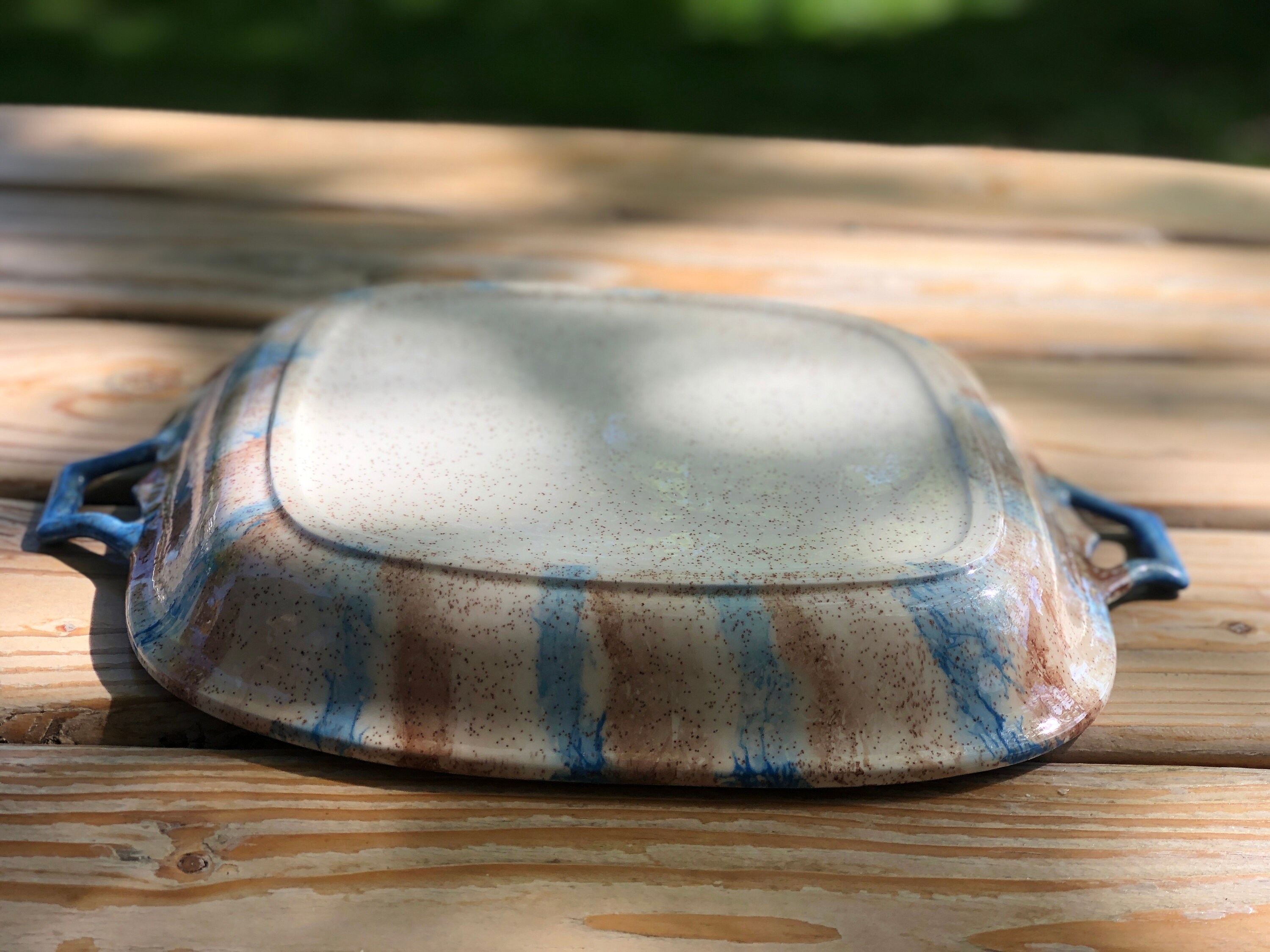 Large Bread Serving Plate Tray Ceramic | Etsy