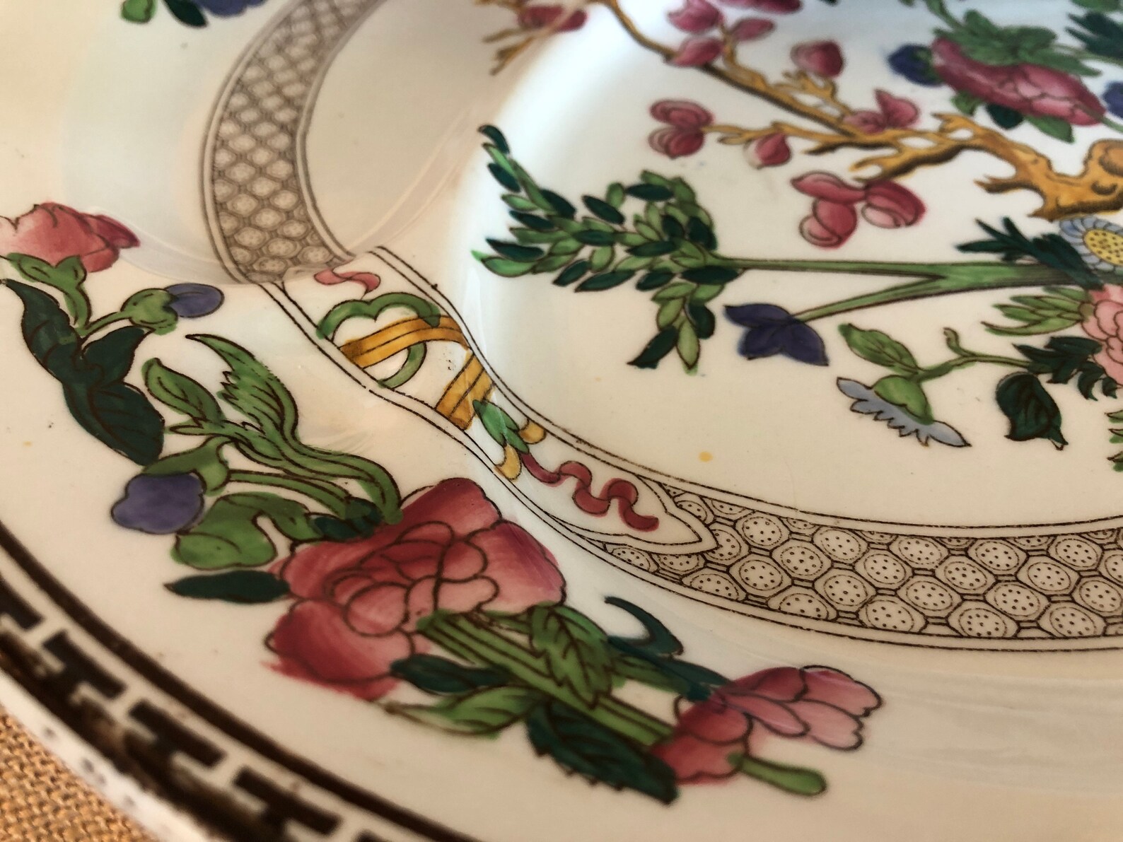 4 Booths Indian Tree Grill Plates England, 50s - Etsy
