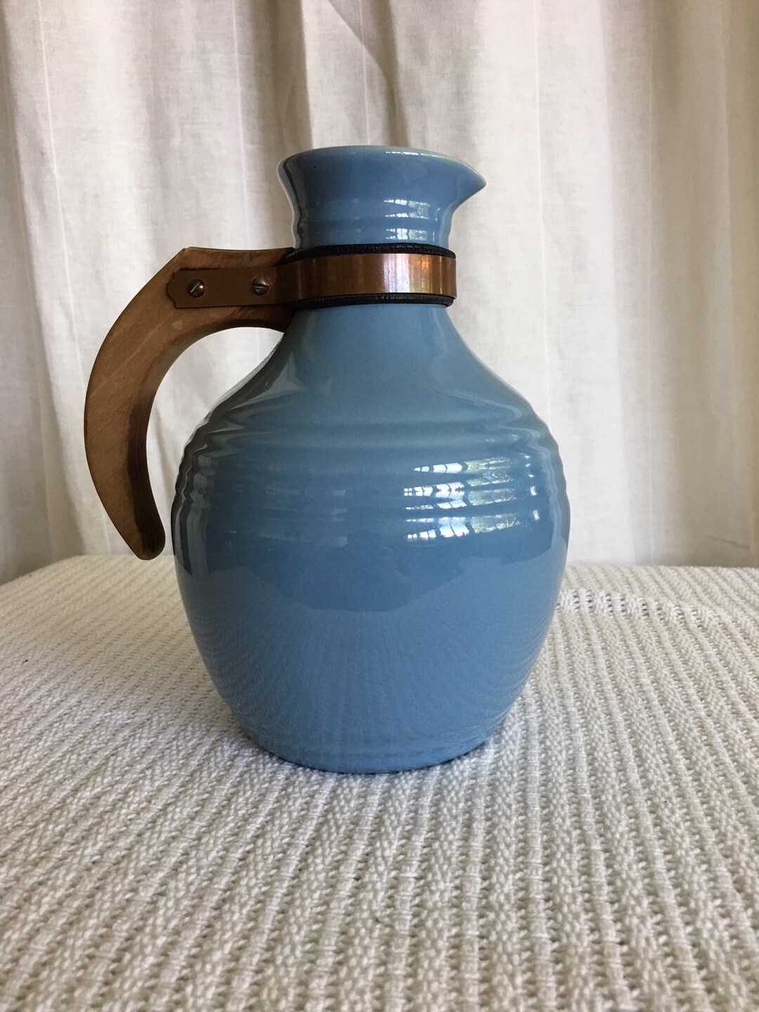 Pacific Pottery Pitcher, Powder Blue, 1930's - Etsy