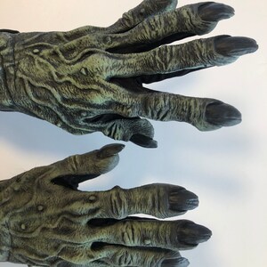 Green Witch Hands Claws Monster Adult Scary Halloween Costume Gloves - Etsy