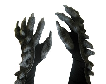 Red Dragon Claws Hands Adult Halloween Hand Made USA Costume - Etsy