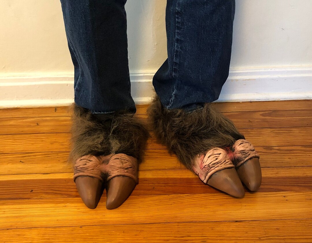 Brown Hooves Animal Brown Hoof Feet Adult Shoe Covers Halloween Costume ...