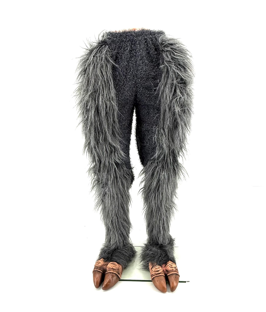 Gray Legs & Cloven Hooves Goat Beast Devil Hairy Pants and Feet Adult ...