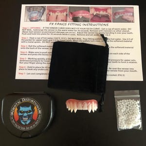 Bloodlust Fangs Vampire Teeth FX Dental Distortions Costume Cosplay ...