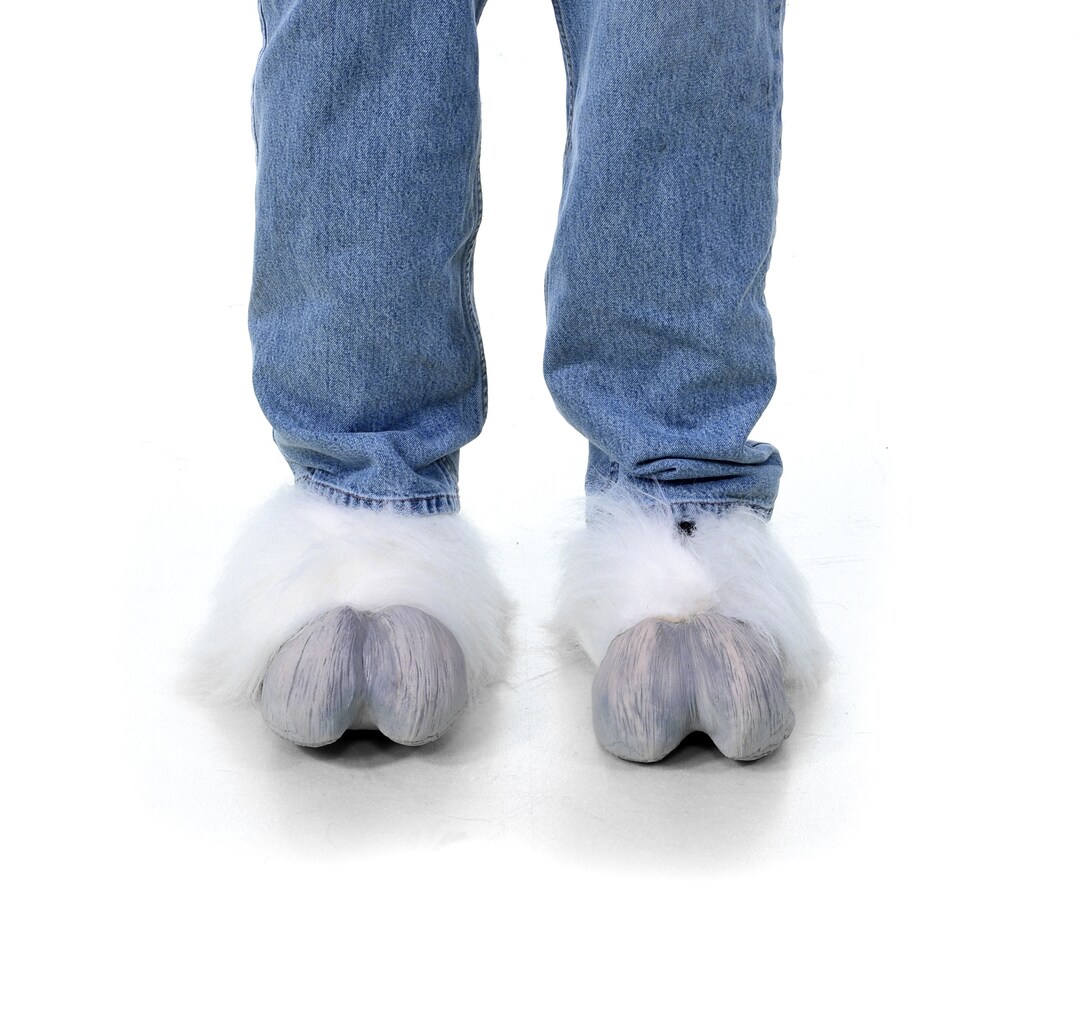 White Hooves Feet Unicorn Cow Pony Adult Shoe Covers Halloween - Etsy