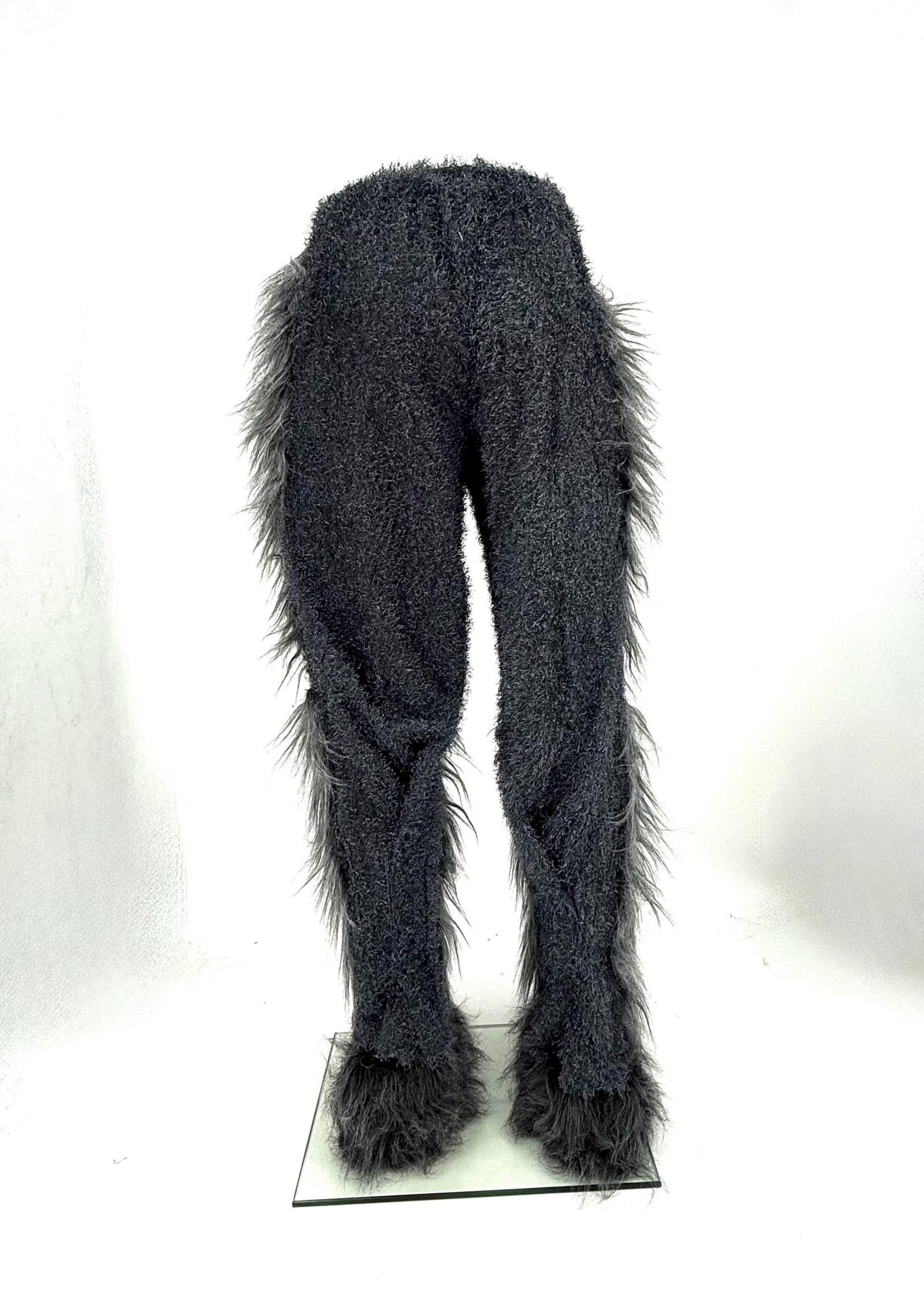 Gray Legs & Cloven Hooves Goat Beast Devil Hairy Pants and Feet Adult ...