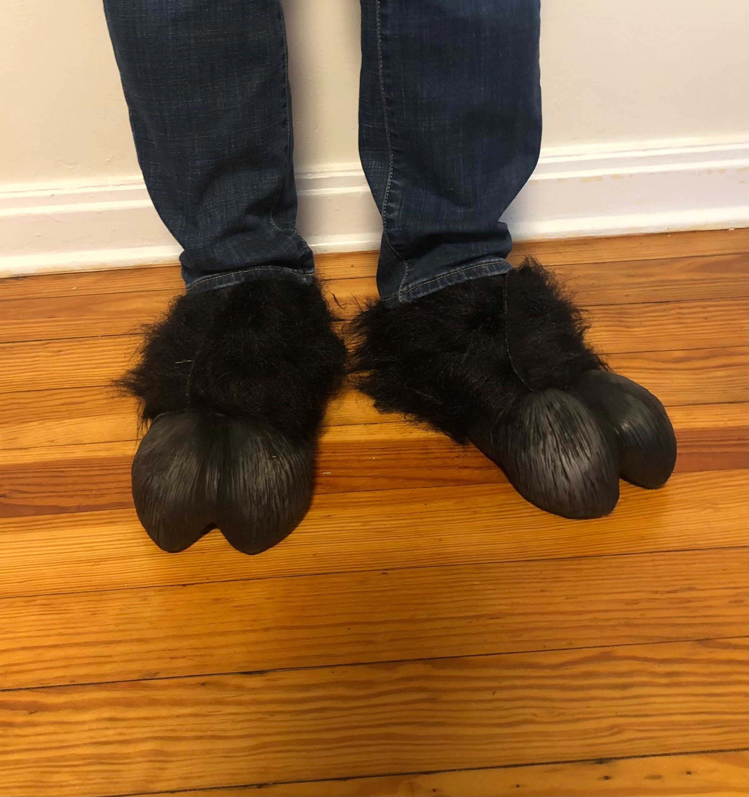 Black Hooves Feet Bull Minotaur Adult Shoe Covers Halloween Costume - Etsy
