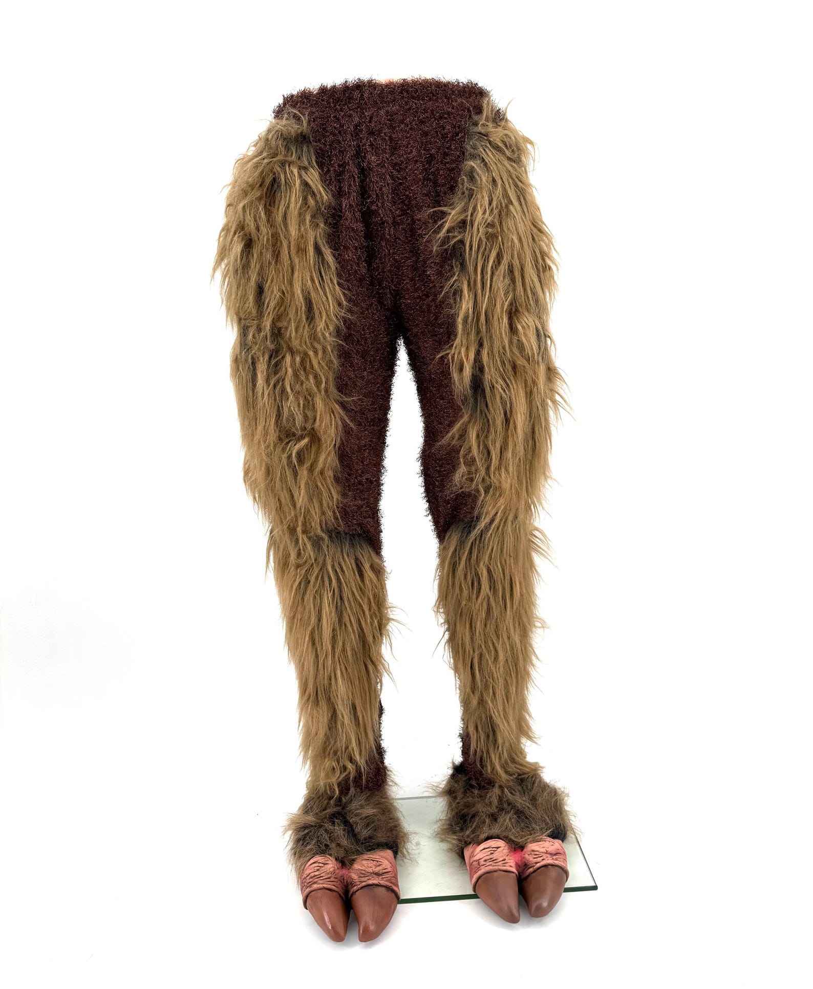 Brown Cloven Hoof Legs Adult Furry Costume Hairy Pants & Feet - Etsy
