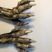 Golden Gold Dragon Claws Hands Adult Halloween Hand Made USA - Etsy