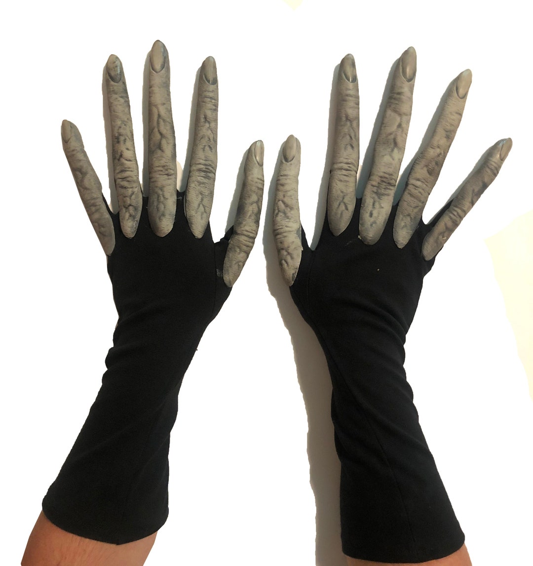 Gray Alien Long Fingers Alien Hands Spaceman Monster Scary Adult ...