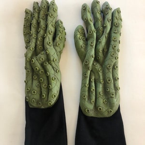 Octopus Tentacles Cthulhu Hands Green Sea Cosplay Adult Halloween ...