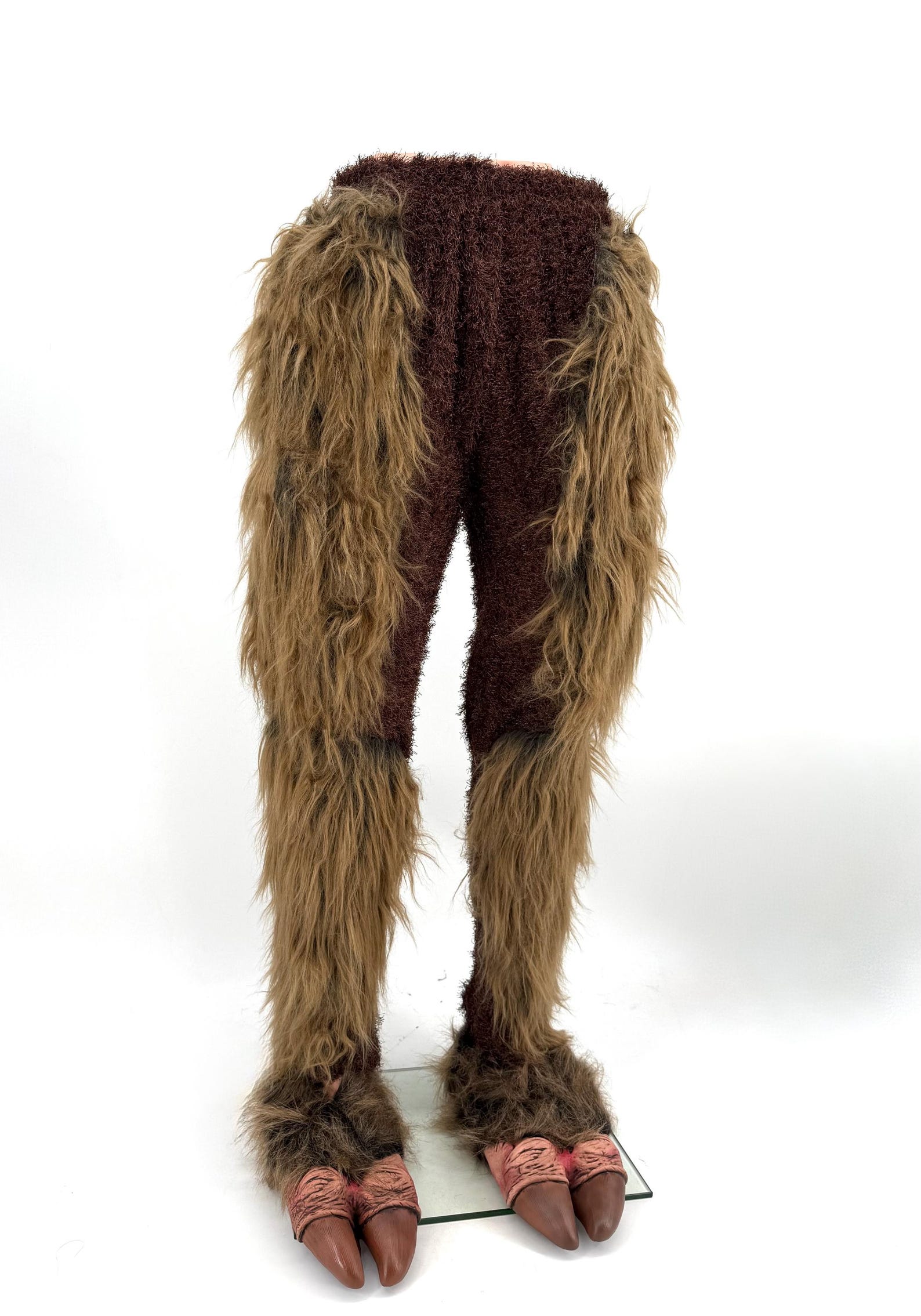 Brown Cloven Hoof Legs Adult Furry Costume Hairy Pants & Feet - Etsy