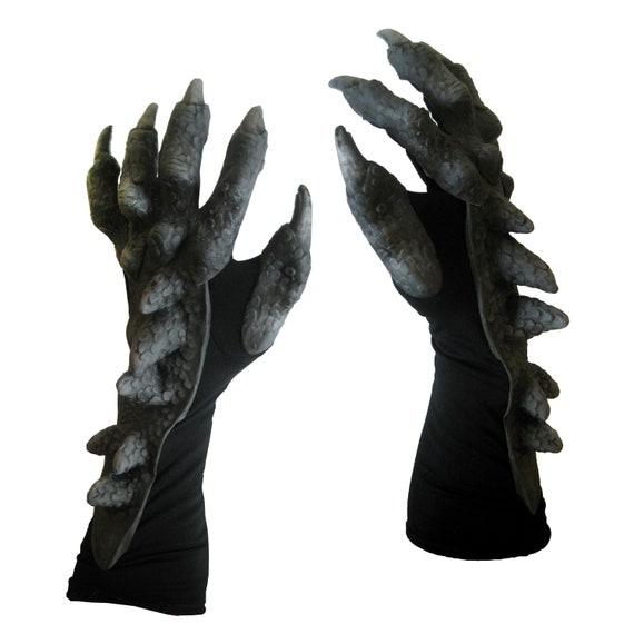 Black Dragon Claws Hands Adult Halloween Hand Made USA Costume - Etsy