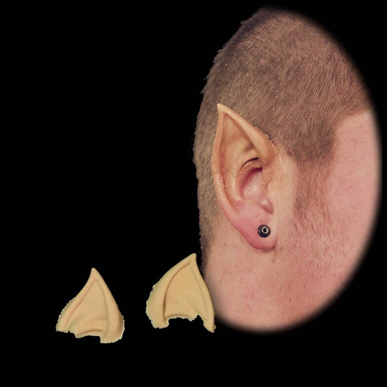 2 Pointed Vulcan Ears Halloween Foam Latex Ear Prothetic - Etsy
