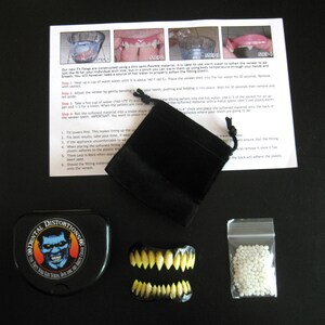 Black Pennywise Teeth Costume Appliance Veneers Dental Distortions 2.0 ...