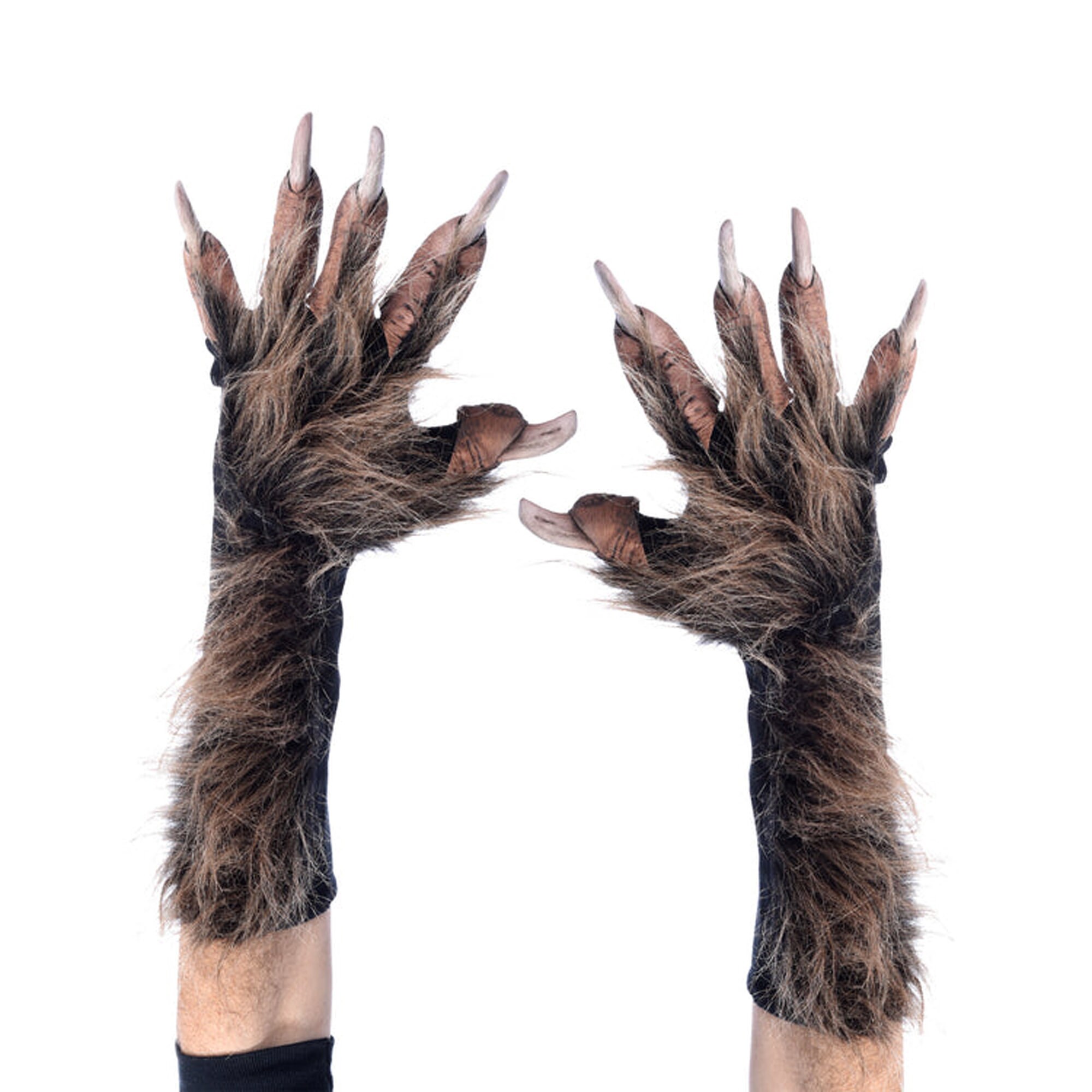 Brown Werewolf Beast Claws Hands Adult Halloween Hand Made USA - Etsy