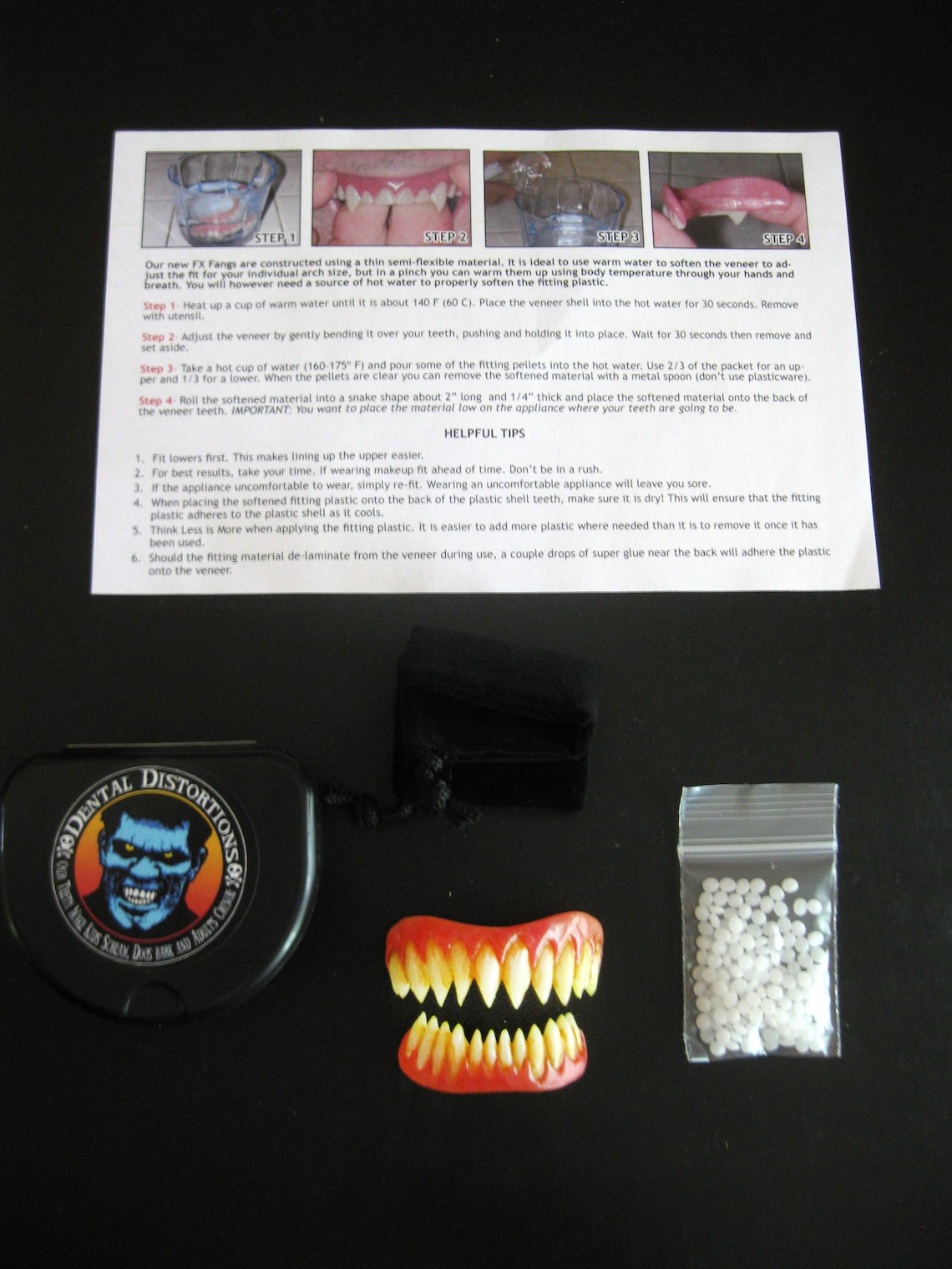Pennywise Teeth Costume Appliance Veneers Dental Distortions - Etsy