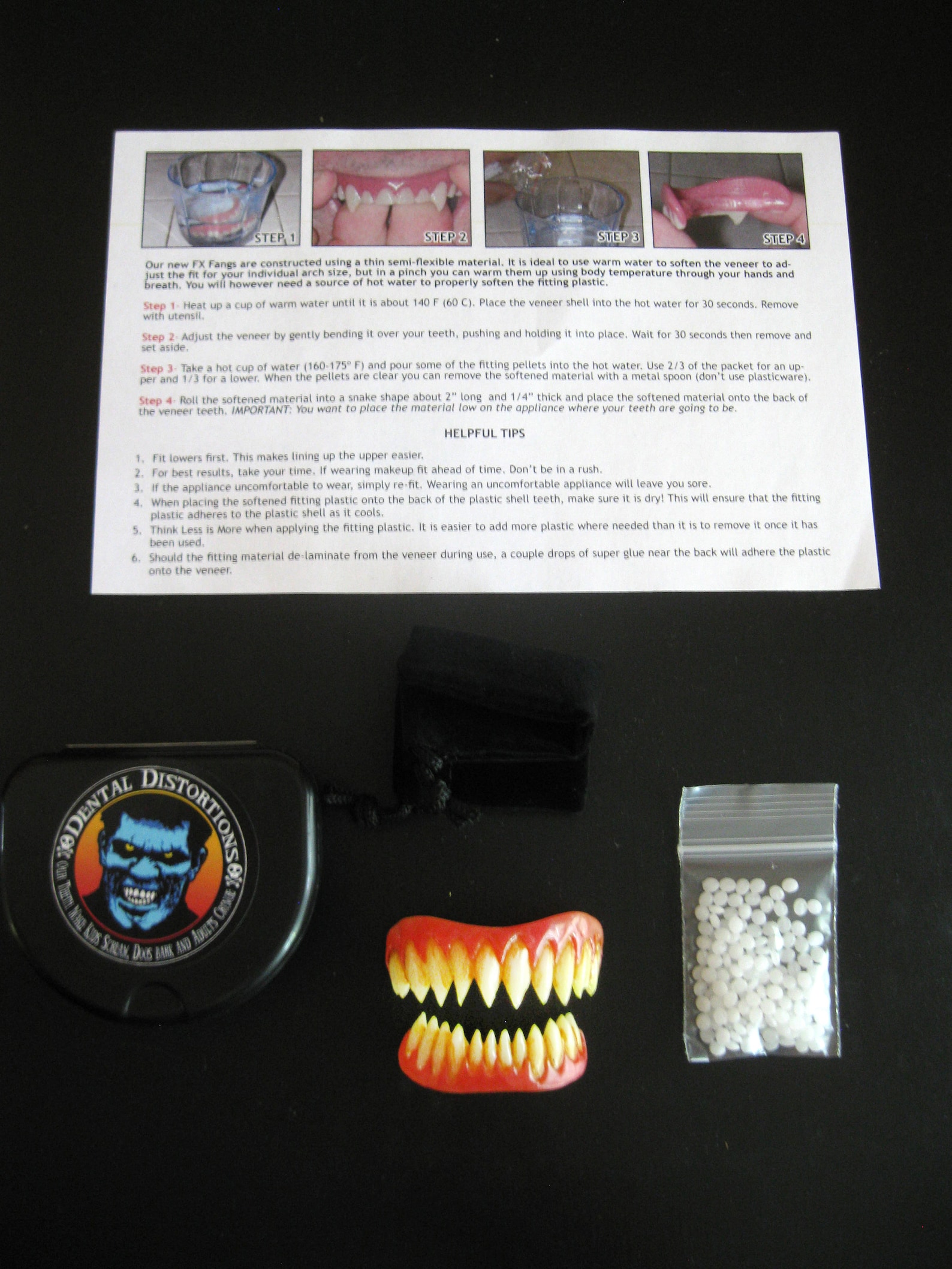 Pennywise Teeth Costume Appliance Veneers Dental Distortions - Etsy