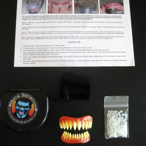 Pennywise Teeth Costume Appliance Veneers Dental Distortions 2.0 FX ...