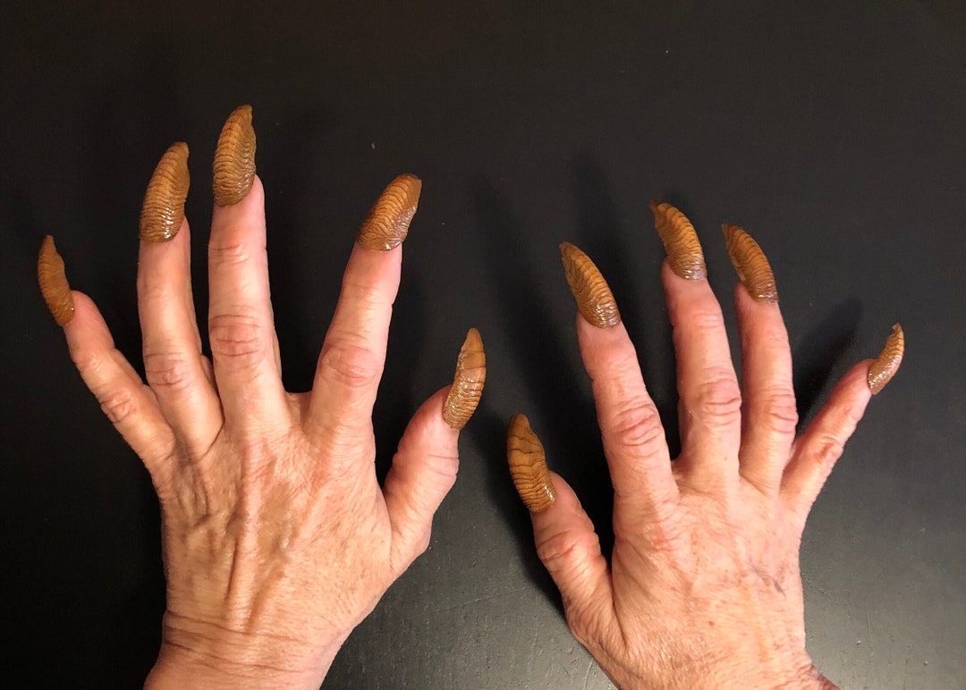 Demonic Creepy Claws Devil Demon Hag Adult Halloween Costume Nails - Etsy