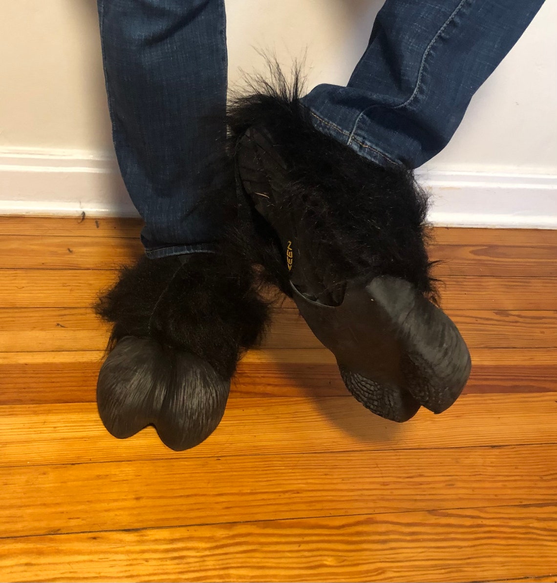 Black Hooves Feet Bull Minotaur Adult Shoe Covers Halloween Costume - Etsy