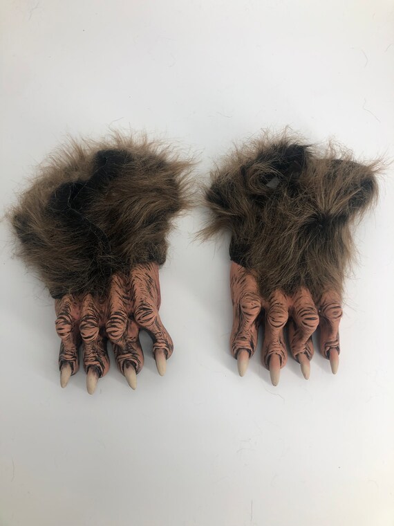 Brown Beast Clawed Feet Werewolf Animal Adult Shoe Co… - Gem