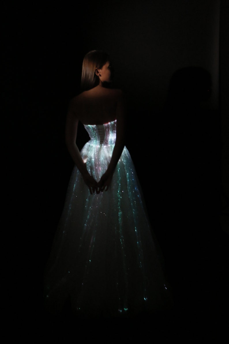 Led Wedding Dress Luminous Dress Wedding Dress Bridal - Etsy