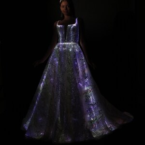 Led Wedding Dress , Luminous Dress, Wedding Dress, Bridal Gowns, Beach ...