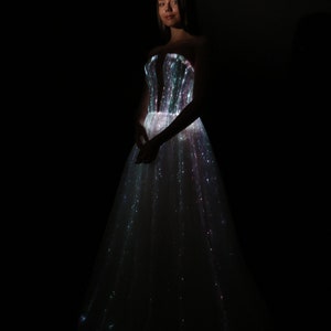 Led Wedding Dress , Luminous Dress, Wedding Dress, Bridal Gowns, Beach ...