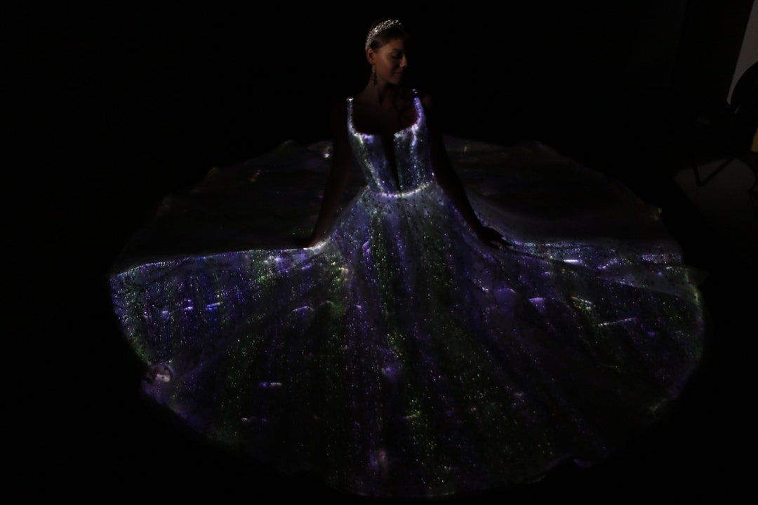 Led Wedding Dress , Luminous Dress, Wedding Dress, Bridal Gowns, Beach ...
