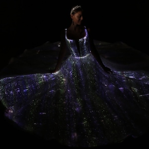 Led Wedding Dress , Luminous Dress, Wedding Dress, Bridal Gowns, Beach ...