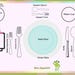 Table Manners Printable Place Setting for Toddlers and Kids - Etsy