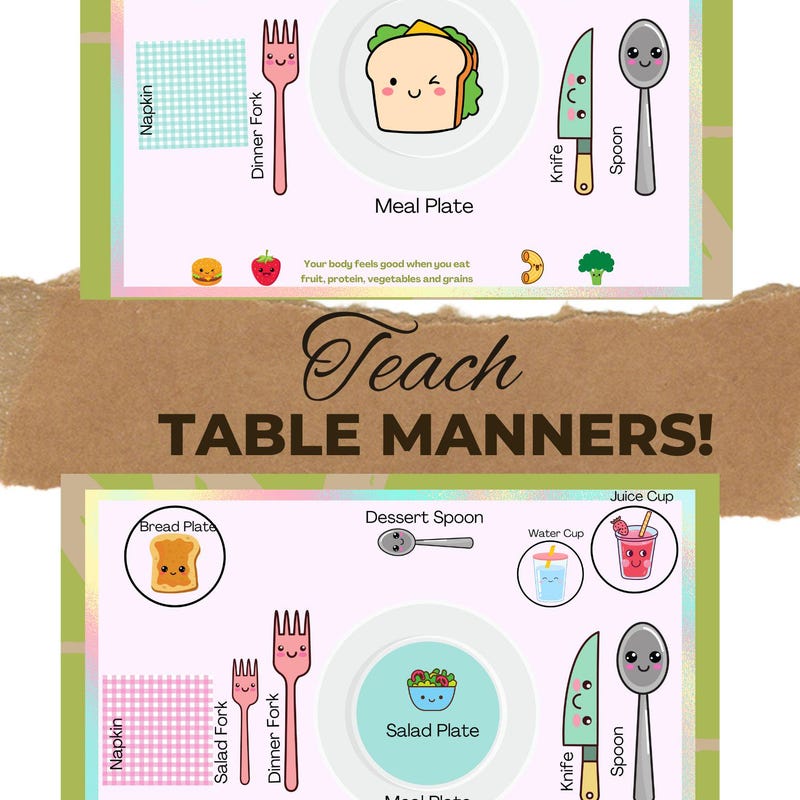 Table Manners - Etsy