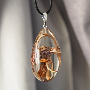 Resin Pendant, Epoxy Art Necklace, Hand Painted Necklace, Miniature ...