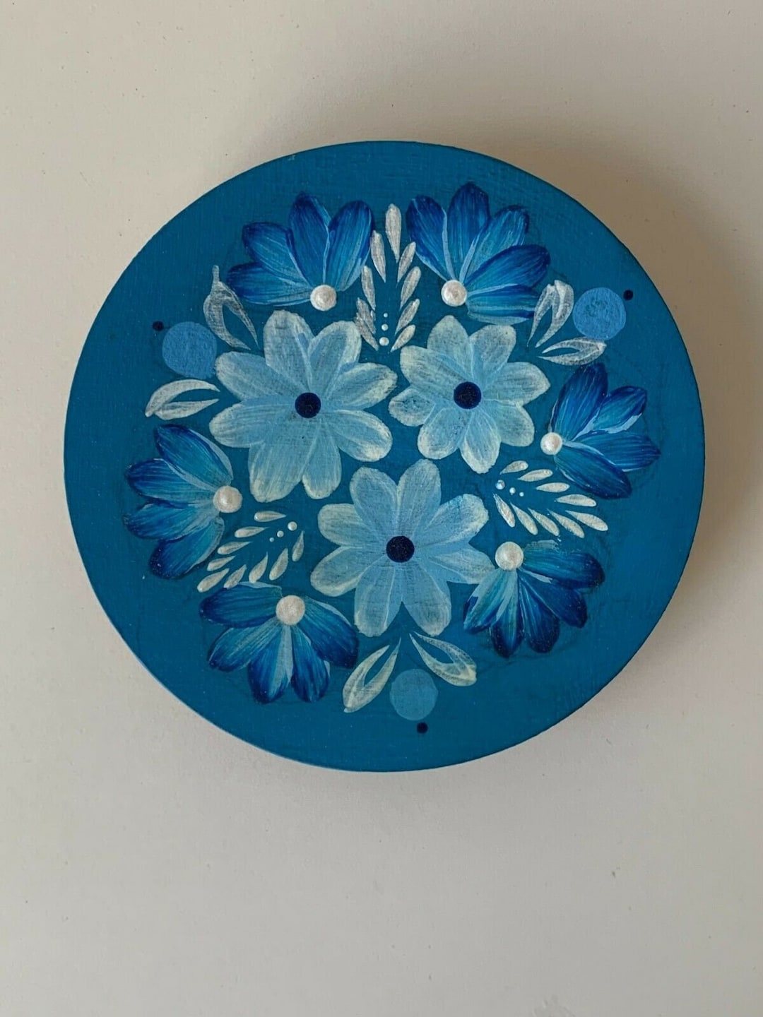 Small Hand Painted Plait Kitchen Wall Decor Painted Plait Decoration ...