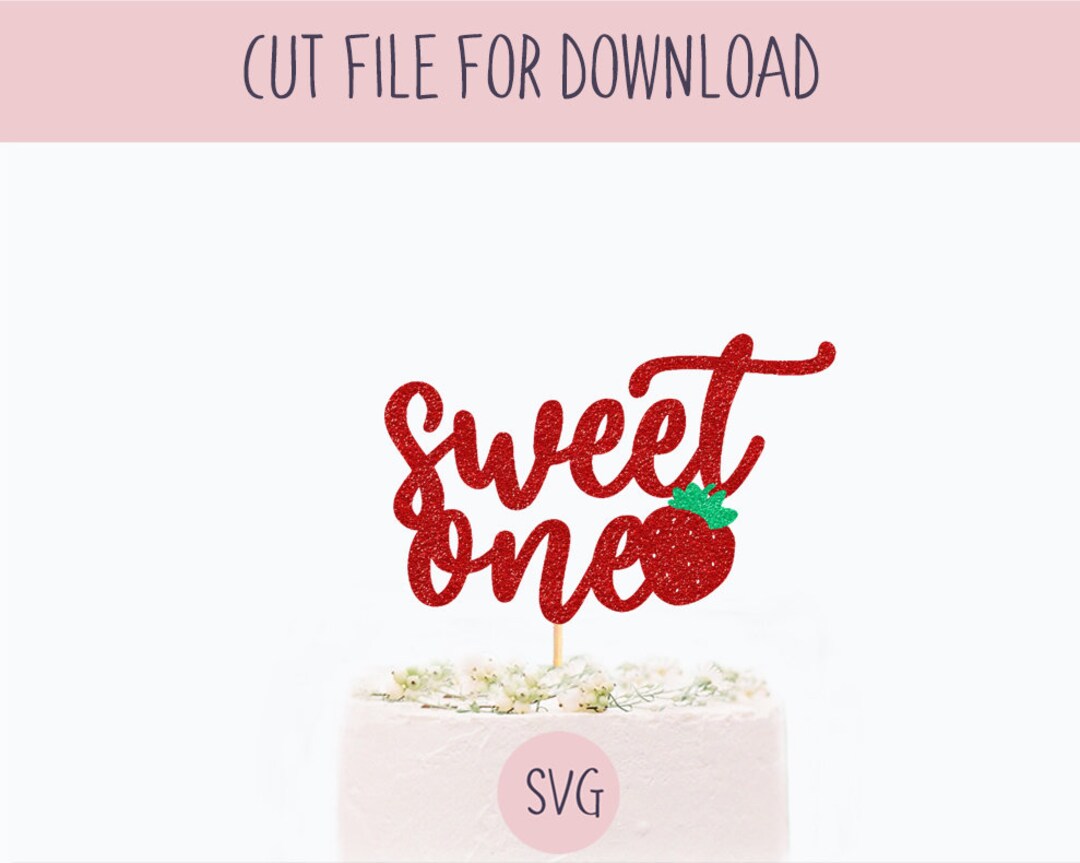 Sweet One Svg SVG Cut File Digital Cut File for Download - Etsy