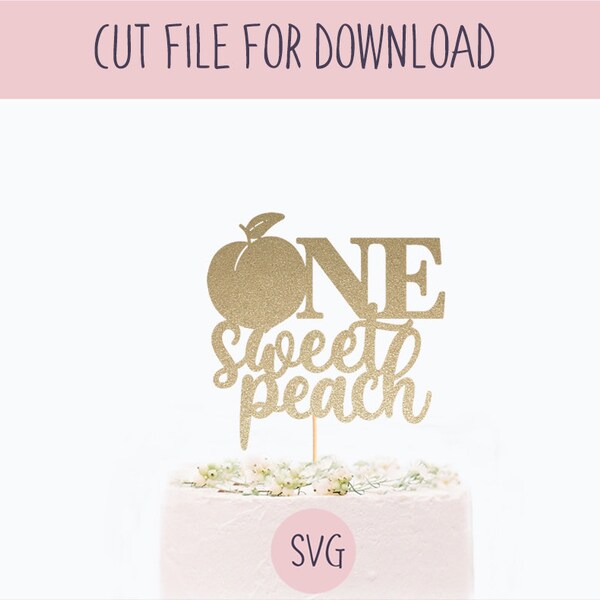 One Sweet Peach Birthday - Etsy