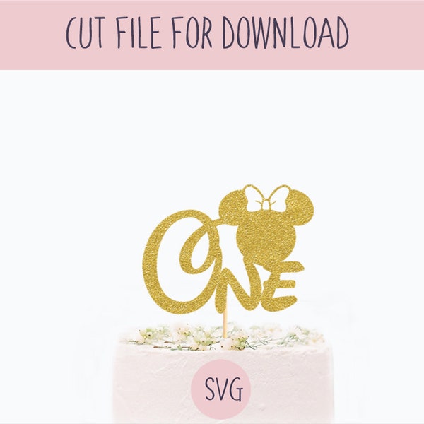 Minnie Cake Topper - Etsy