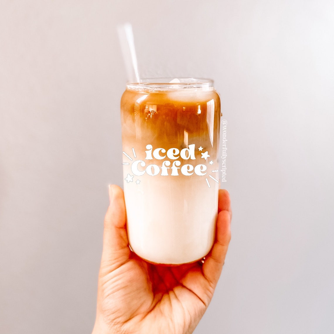 Iced Coffee | Cut Files | SVG | PNG | JPEG | Digital Files | Digital ...
