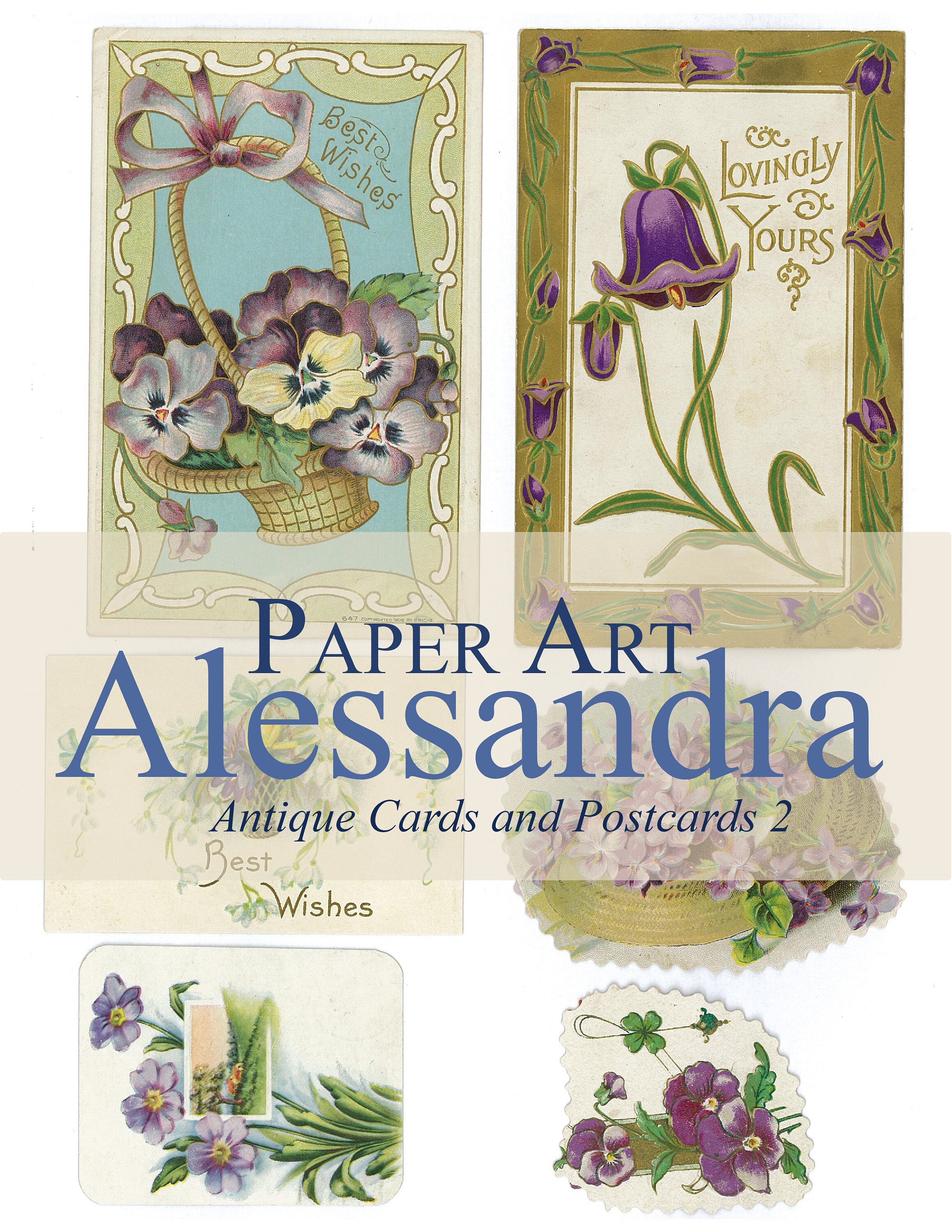 Antique Cards and Postcards Digital Kit Antique Postcards - Etsy