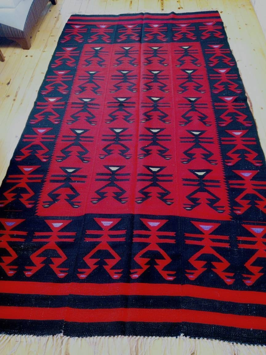Antique Albanian / Kosovo Kilim Rug ( Sharkoy ) - Etsy